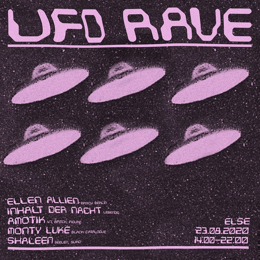 UFO RAVE Open Air | BPitch Control
